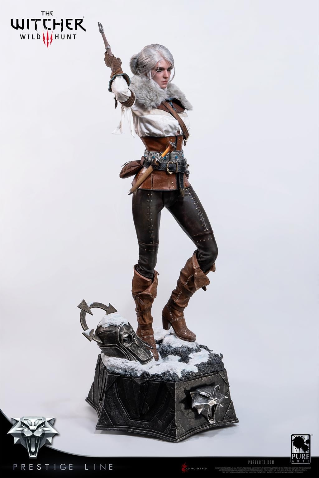 THE WITCHER 3 - Ciri of Cintra - Statue Prestige Line 1/2 111cm ...