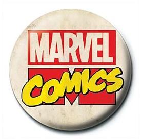 MARVEL COMICS - Logo - Button Badge 25mm : ShopForGeek.com: Badges ...