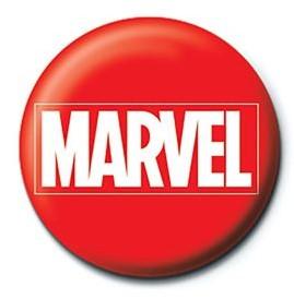 MARVEL - Logo - Button Badge 25mm : ShopForGeek.com: Badges Pyramid Marvel