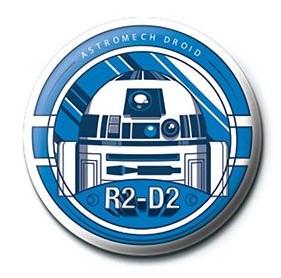 STAR WARS - R2-D2 - Button Badge 25mm : ShopForGeek.com: Insignia ...
