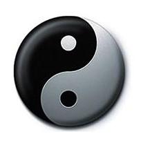 DIVERS - Yin Yang - Button Badge 25mm : ShopForGeek.com: Badge Pyramid ...