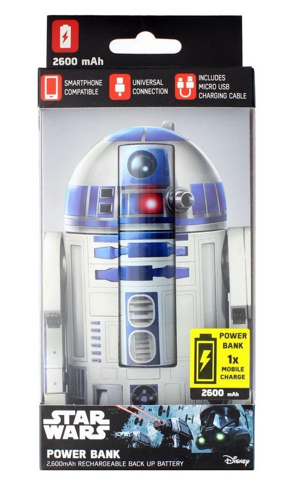 STAR WARS - POWER BANK 2600 mAh - R2-D2 : ShopForGeek.com: Accessoire ...