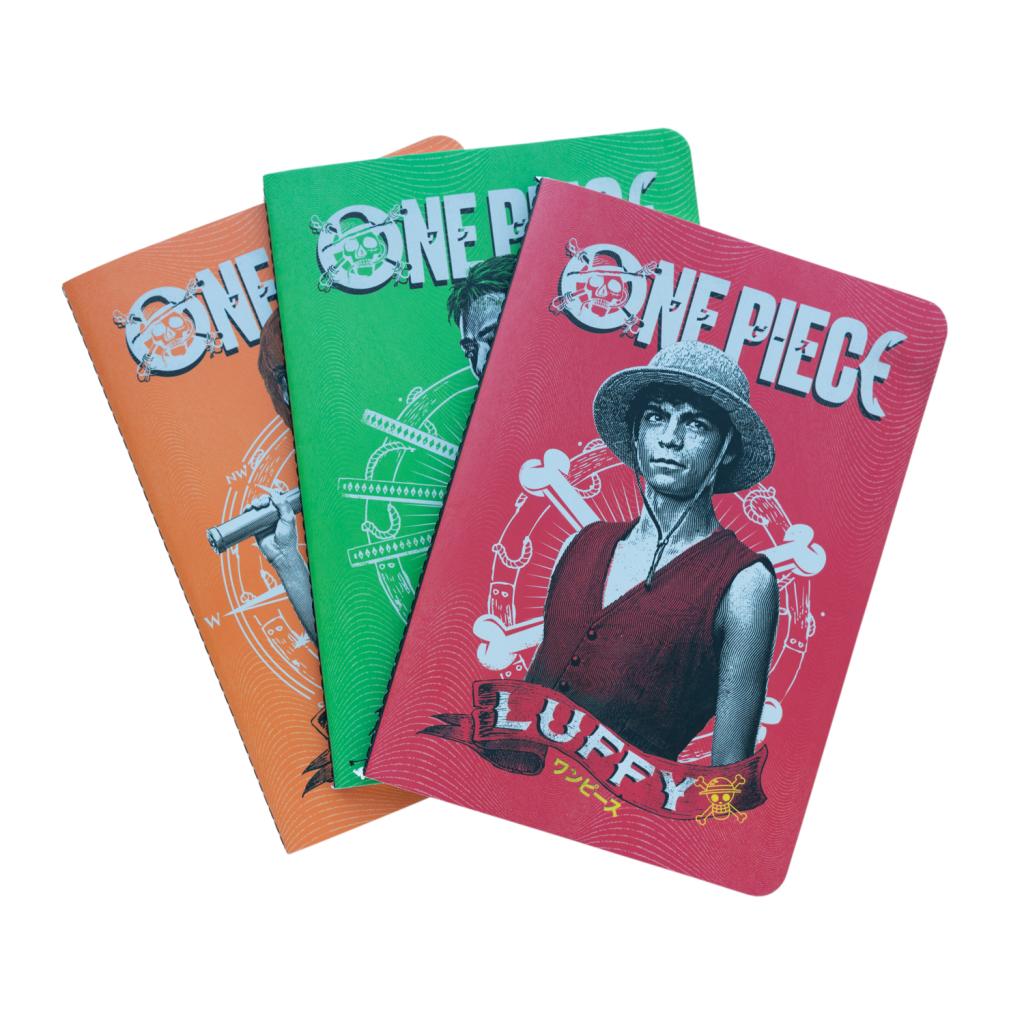 ONE PIECE NETFLIX - Pack de 3 Notebooks - Format A5 : ShopForGeek.com ...