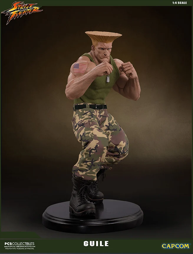 SUPER STREET FIGHTER - Guile 1/4 Statue - 44cm : ShopForGeek.com ...