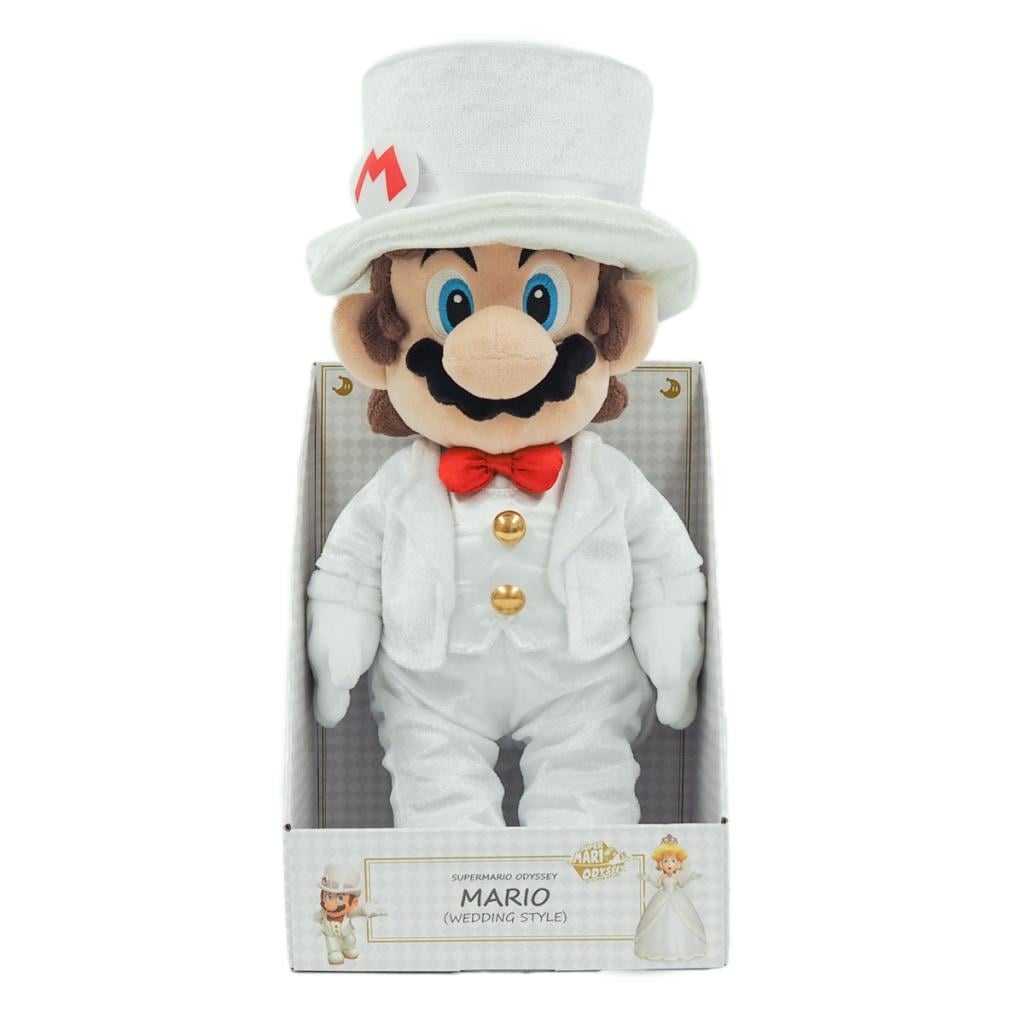 MARIO ODYSSEY - Mario "Wedding suit with box" - Plush 35cm ...
