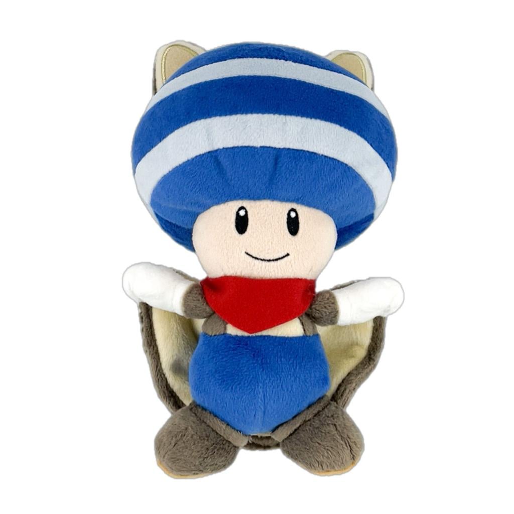 SUPER MARIO - Flying Squirrel Blue Toad - Plush 21cm : ShopForGeek.com ...