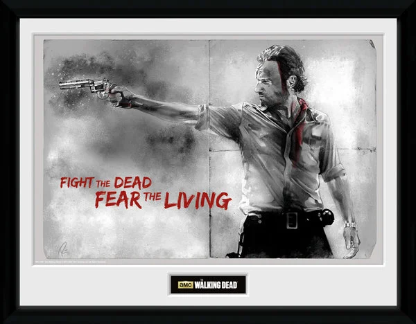 THE WALKING DEAD - Collector Print 30X40 - Rick : ShopForGeek.com ...