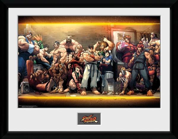 STREET FIGHTER - Collector Print 30X40 - Characters : ShopForGeek.com ...