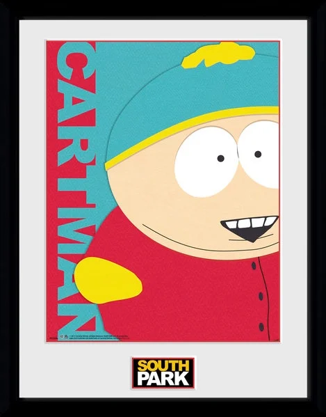 SOUTH PARK - Collector Print 30X40 - Cartman : ShopForGeek.com: Frame ...