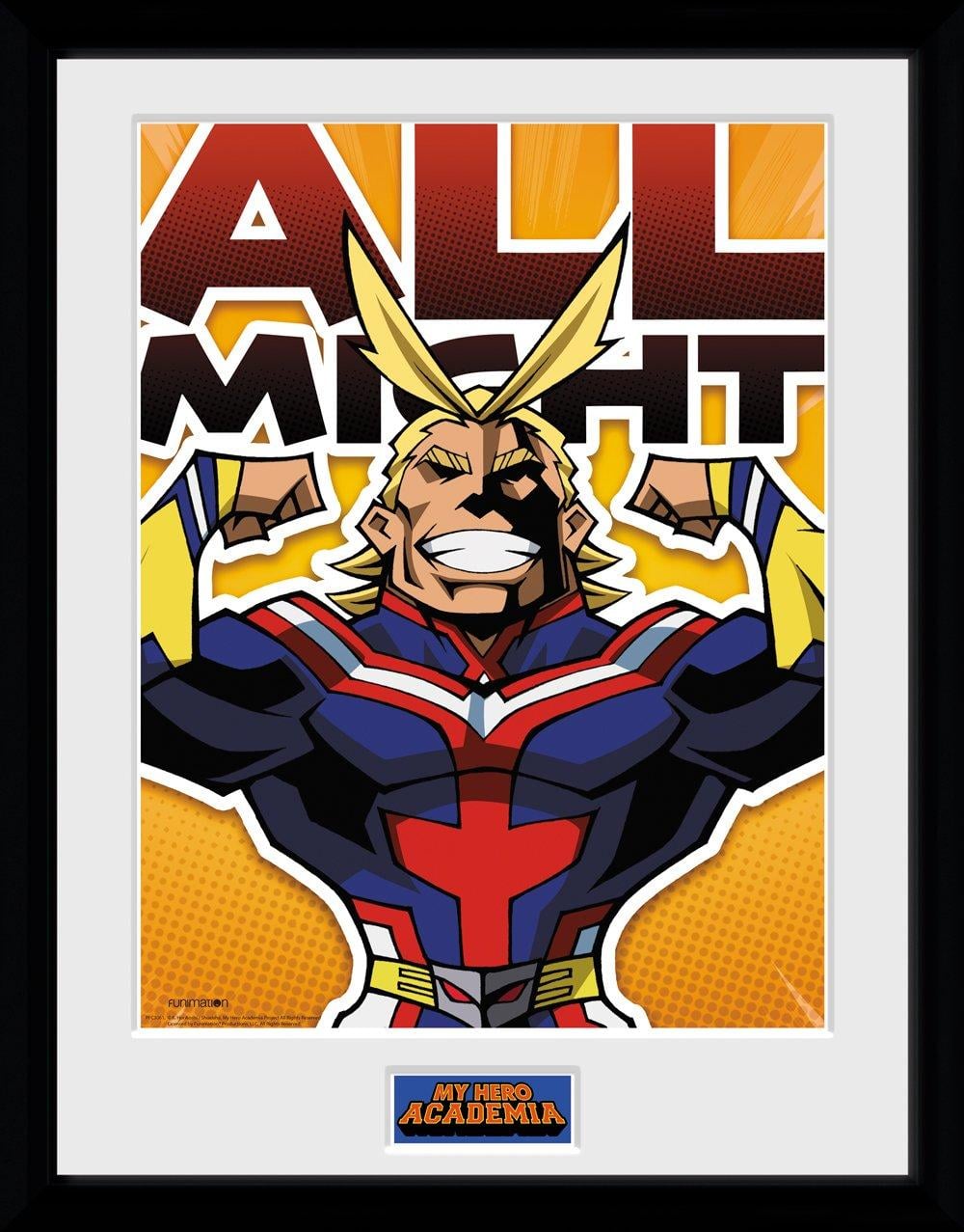 MY HERO ACADEMIA - Collector Print 30X40 - All Might Chibi ...