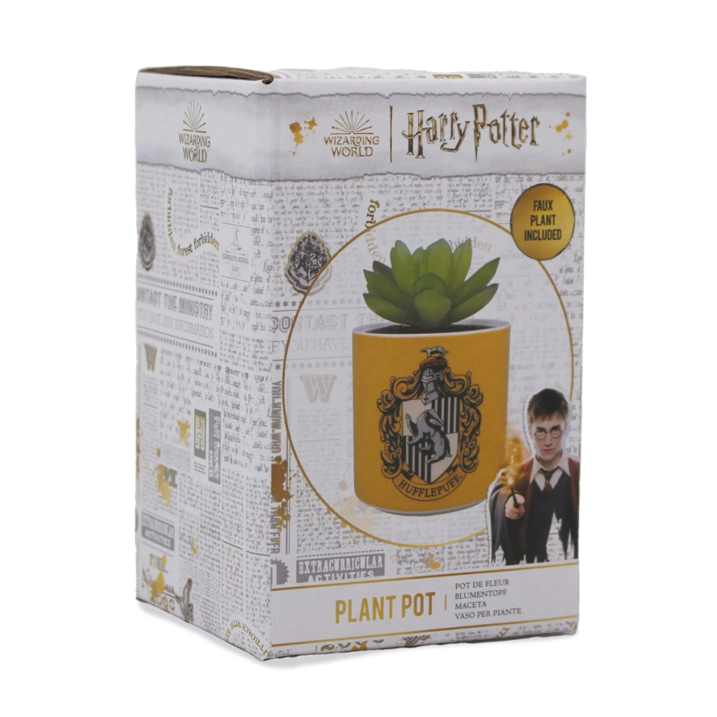 HARRY POTTER - Poufsouffle - Faux Pot à Plantes 6.5cm : ShopForGeek.com ...
