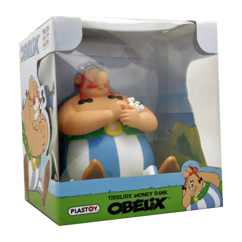 ASTERIX & OBELIX - Obelix sitting with Dogmatix - Money Box PVC 17cm ...