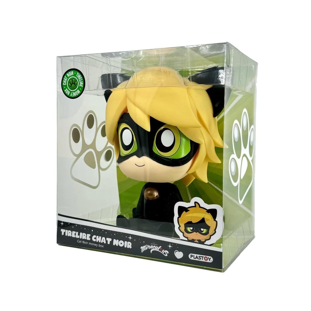 MIRACULOUS LADY BUG - Cat Noir - Money Box PVC 18cm : ShopForGeek.com ...