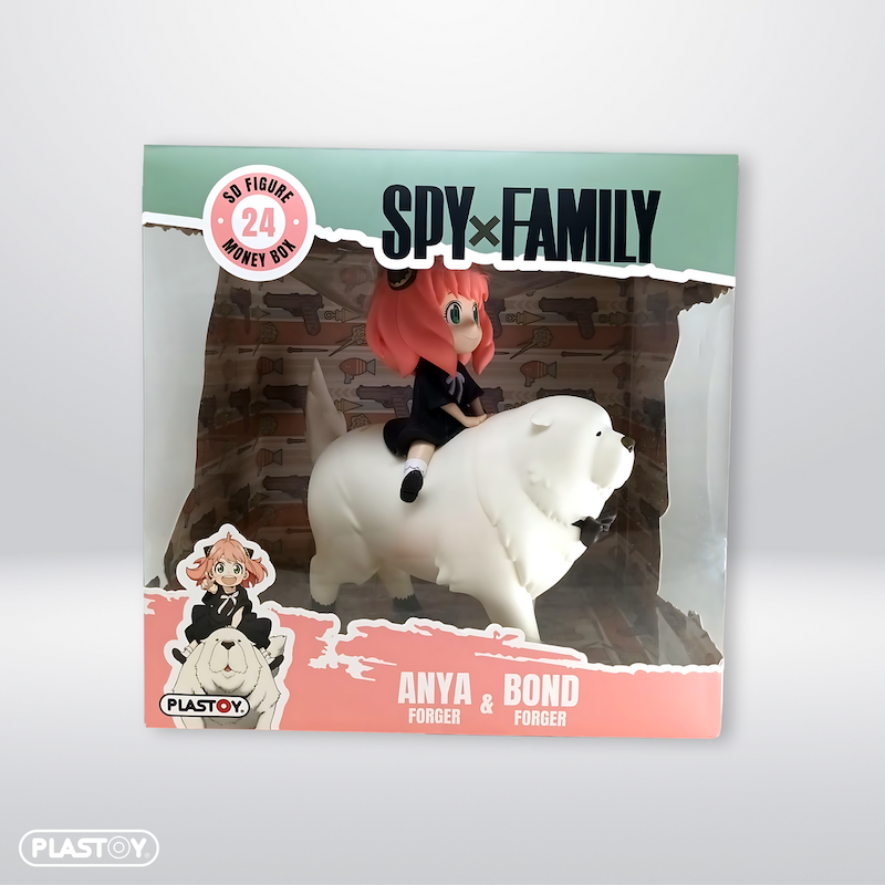 SPY X FAMILY - Anya & Bond - Tirelire PVC 32cm : ShopForGeek.com: Tirelire Plastoy Spy x Family