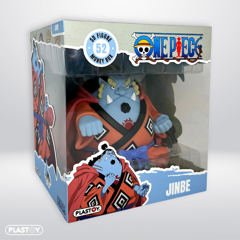 ONE PIECE - Jinbe - Money Box PVC 16cm : ShopForGeek.com: Hucha Plastoy ...
