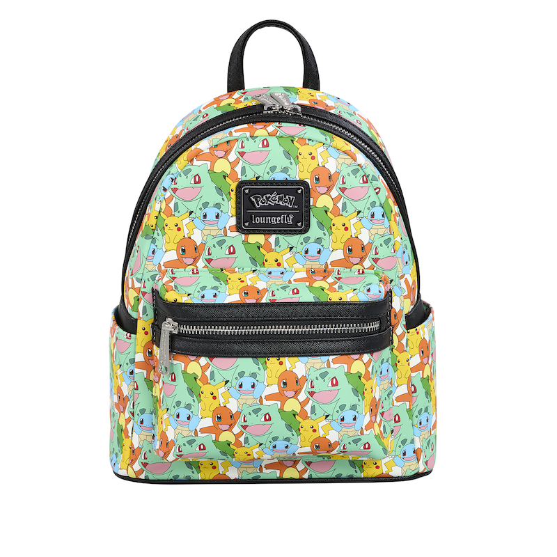 POKEMON - Pikachu and Starters - Mini Backpack Loungefly : ShopForGeek ...