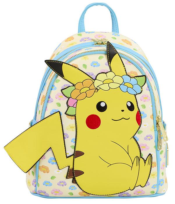 POKEMON - Pikachu Floral - Mini Backpack LoungeFly : ShopForGeek.com ...