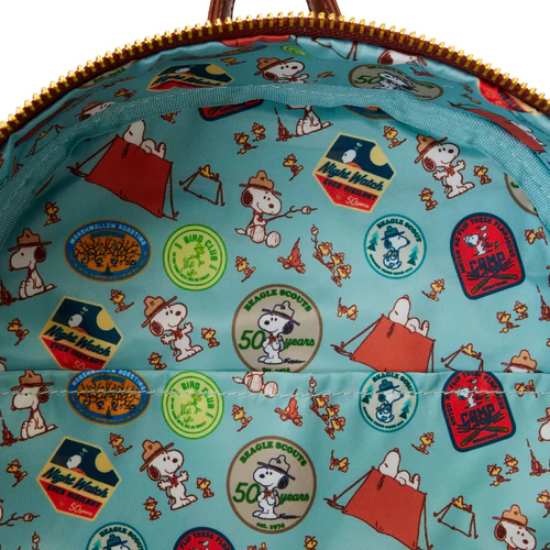 PEANUTS - Beagle Scouts "50th Anniversary" - Mini Backpack LoungeFly ...