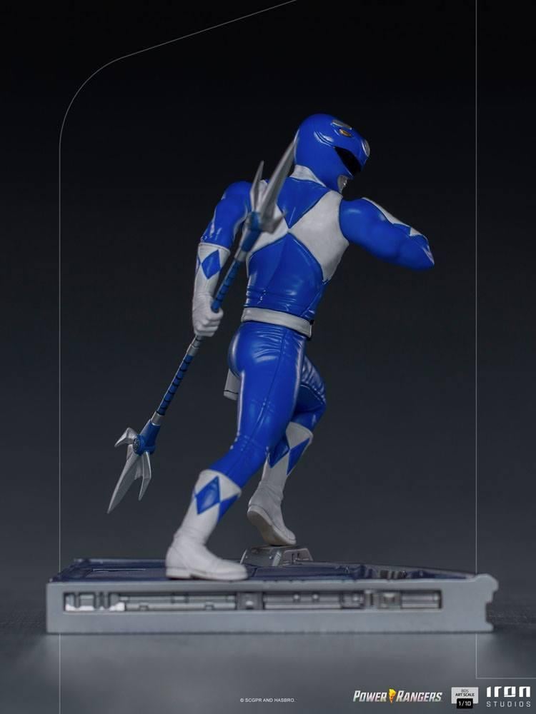POWER RANGERS - Blue Ranger - Statuette BDS Art Scale '16x11x14cm ...