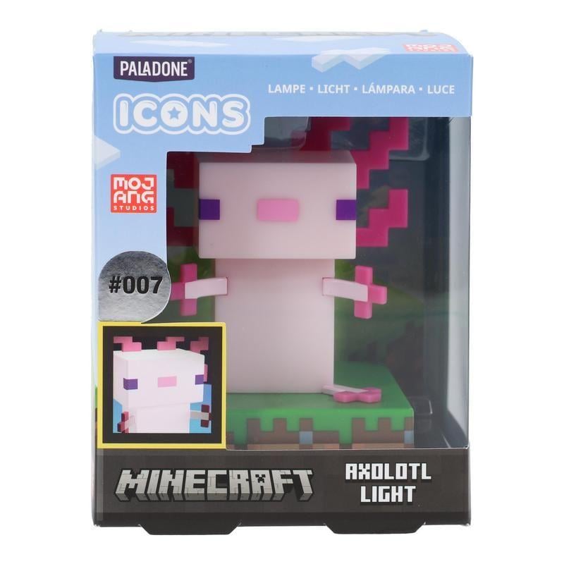MINECRAFT - Axolotl - Lampe Icone 11cm : ShopForGeek.com: Lampe ...
