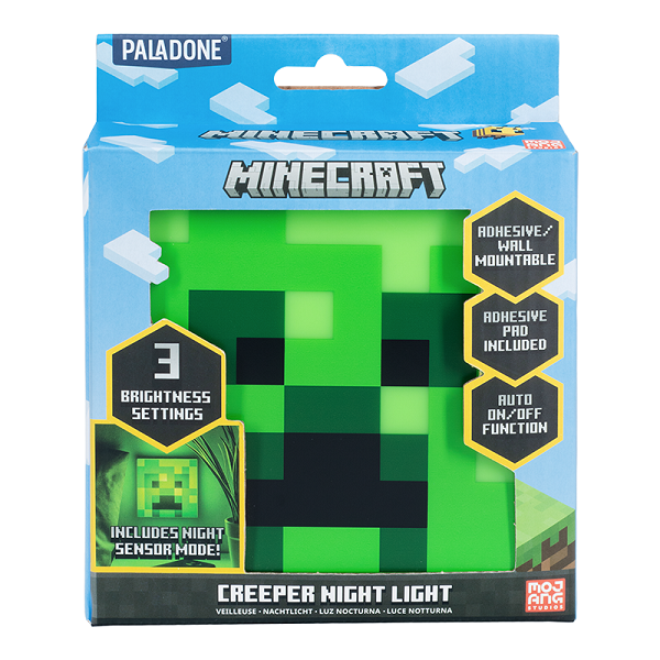 MINECRAFT - Creeper - Night Lamp : ShopForGeek.com: Lámpara Paladone ...