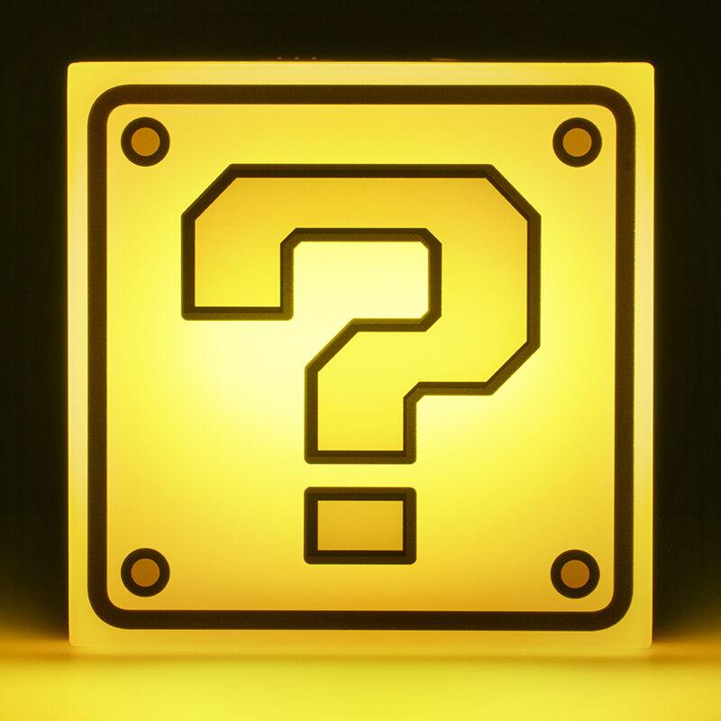 SUPER MARIO - Question Block - Night Light : ShopForGeek.com: Lamp ...