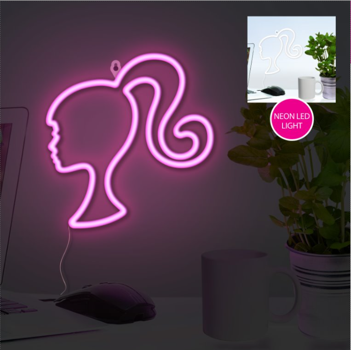 BARBIE - Barbie - Wall Mountable LED Neon Light : ShopForGeek.com: Lamp ...