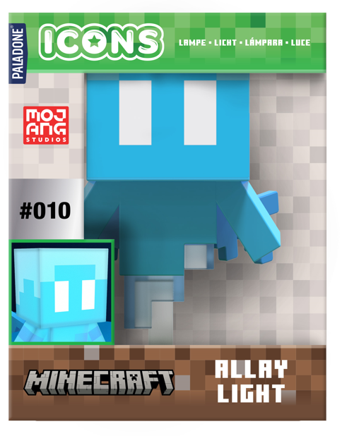 MINECRAFT - Allay - Icon Light 11cm : ShopForGeek.com: Lamp Paladone ...