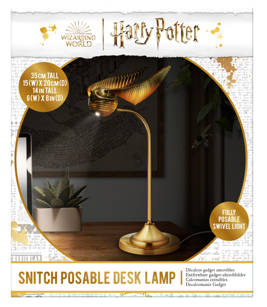 HARRY POTTER - Golden Snitch - Desk Light 36cm : ShopForGeek.com: Lamp ...
