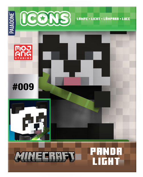 MINECRAFT - Panda - Lampe Icone 10cm : ShopForGeek.com: Lampe Paladone ...