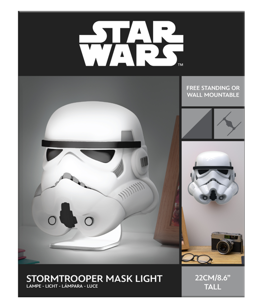 STAR WARS - Stormtrooper Mask - Light 19cm : ShopForGeek.com: Lamp ...