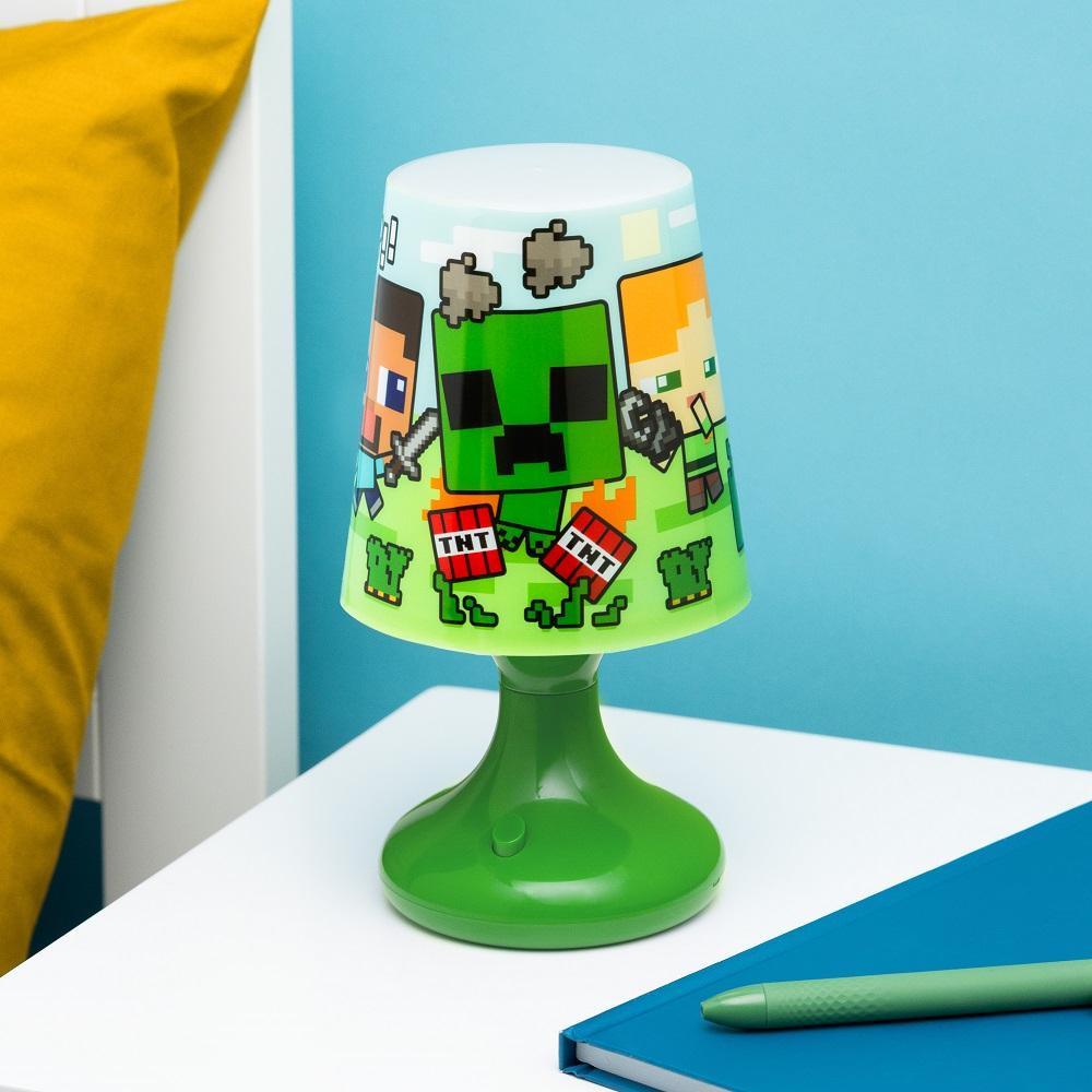 MINECRAFT - Table Lamp : ShopForGeek.com: Lamp Paladone Minecraft