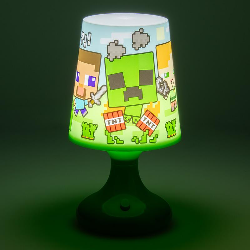 MINECRAFT - Table Lamp : ShopForGeek.com: Lámpara Paladone Minecraft