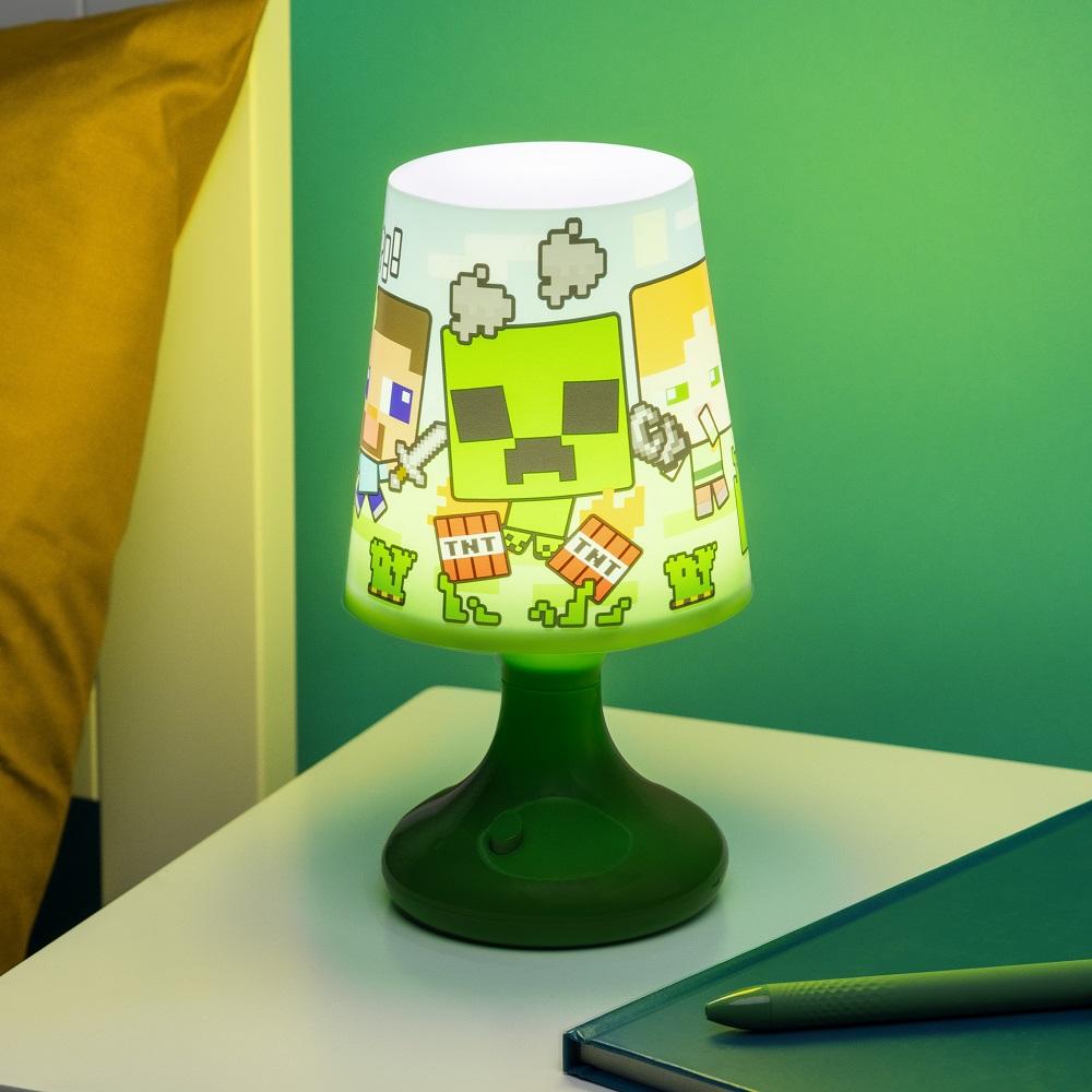 MINECRAFT - Table Lamp : ShopForGeek.com: Lamp Paladone Minecraft