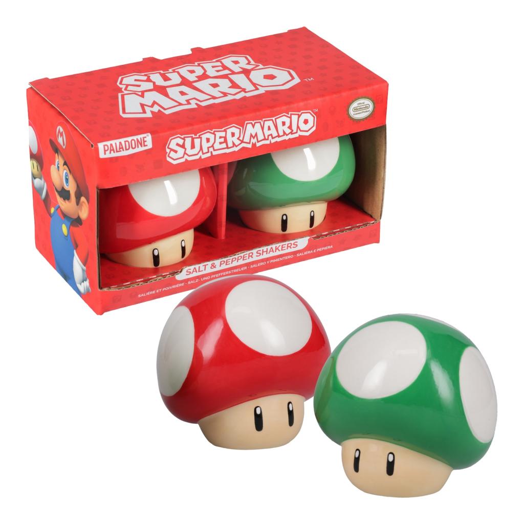 SUPER MARIO - Mushrooms - Salt and Pepper Shakers Set : ShopForGeek.com ...