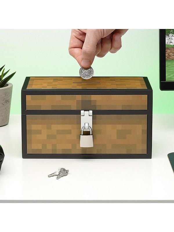MINECRAFT - Chest - Money Box : ShopForGeek.com: Piggy bank Paladone ...