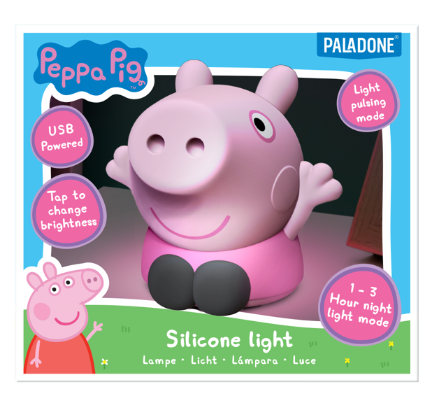 PEPPA PIG - 'SquishyGlo' Silicone Light Rechargeable 14cm : ShopForGeek ...