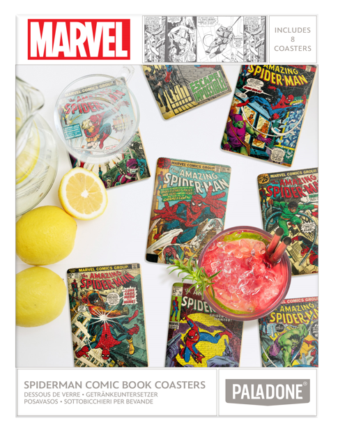 SPIDER-MAN - Comic Book - Coasters : ShopForGeek.com: Coaster Paladone ...