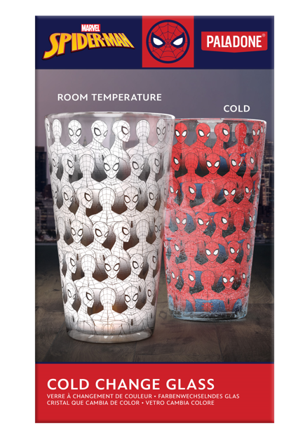 MARVEL - Spider-Man - Cold Change Glass 400ml : ShopForGeek.com: Glass ...