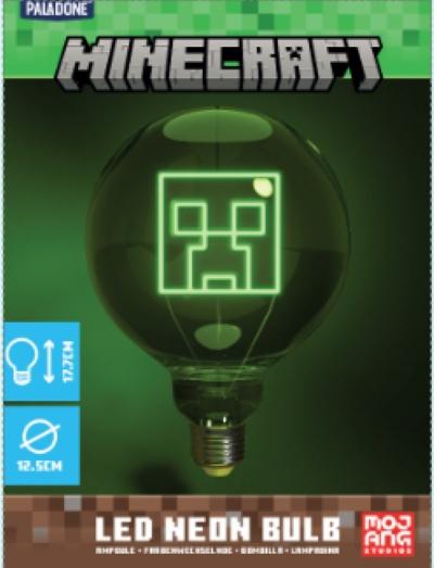 MINECRAFT - Creeper - LED Neon Bulb : ShopForGeek.com: Lamp Paladone ...