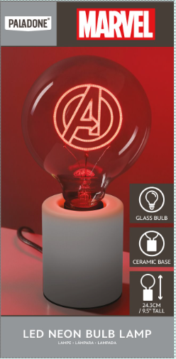 MARVEL - Avengers - LED Neon Lamp : ShopForGeek.com: Lamp Paladone Marvel