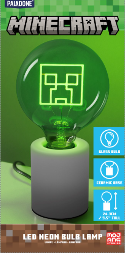 MINECRAFT - Creeper - LED Neon Lamp : ShopForGeek.com: Lamp Paladone ...