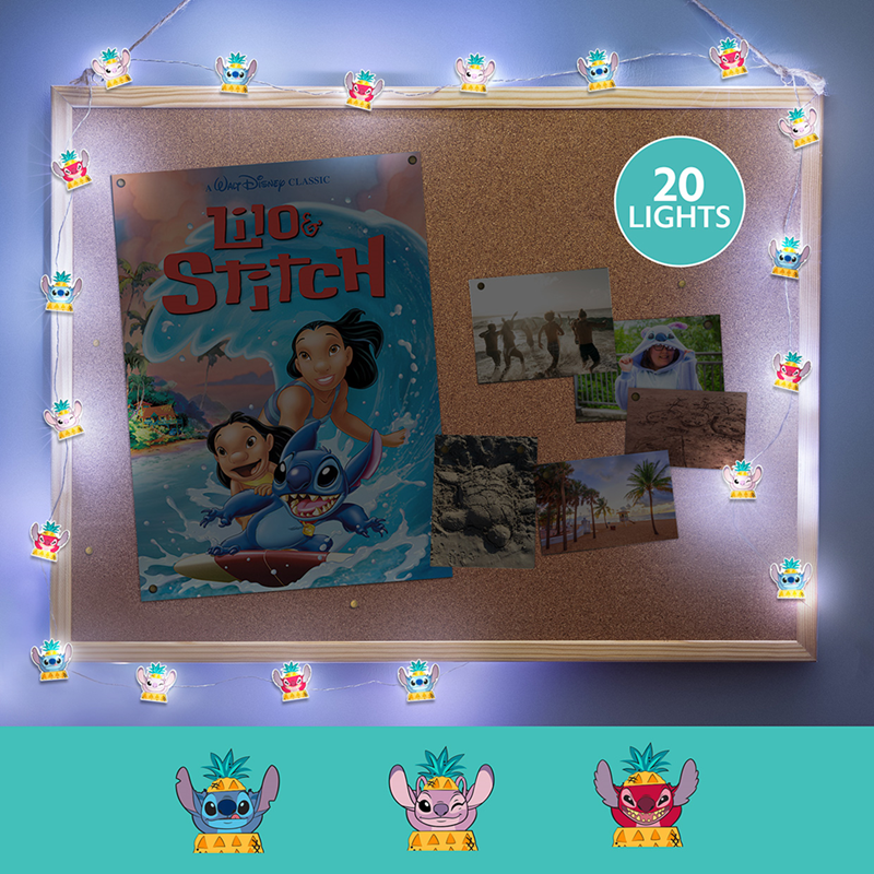 STITCH & ANGEL & LEROY - String Lights with 20 2D Characters ...