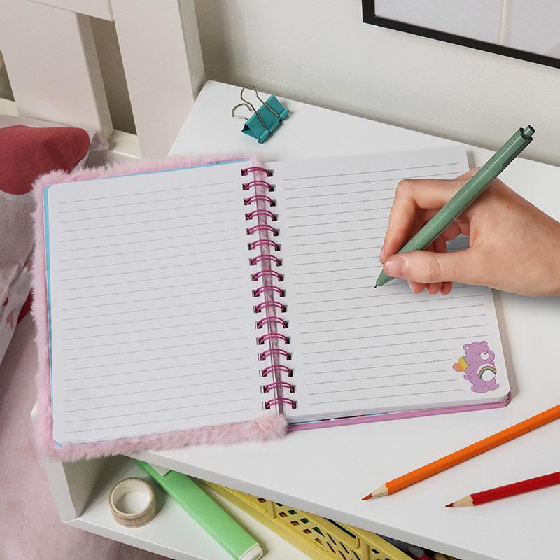 CARE BEARS - A5 Fluffy Notebook : ShopForGeek.com: Stationery Paladone ...