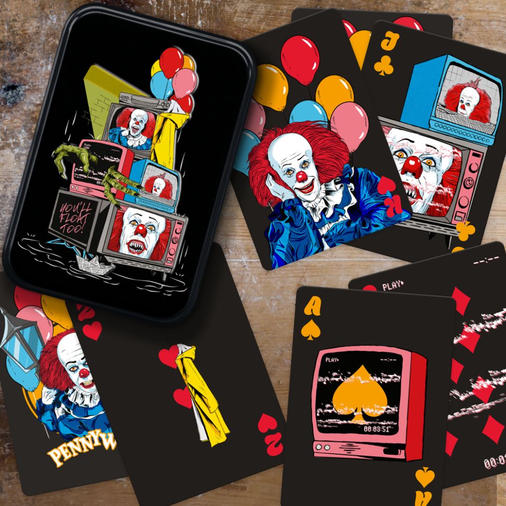 IT - Playing Cards in a Tin : ShopForGeek.com: Card game Paladone Horror