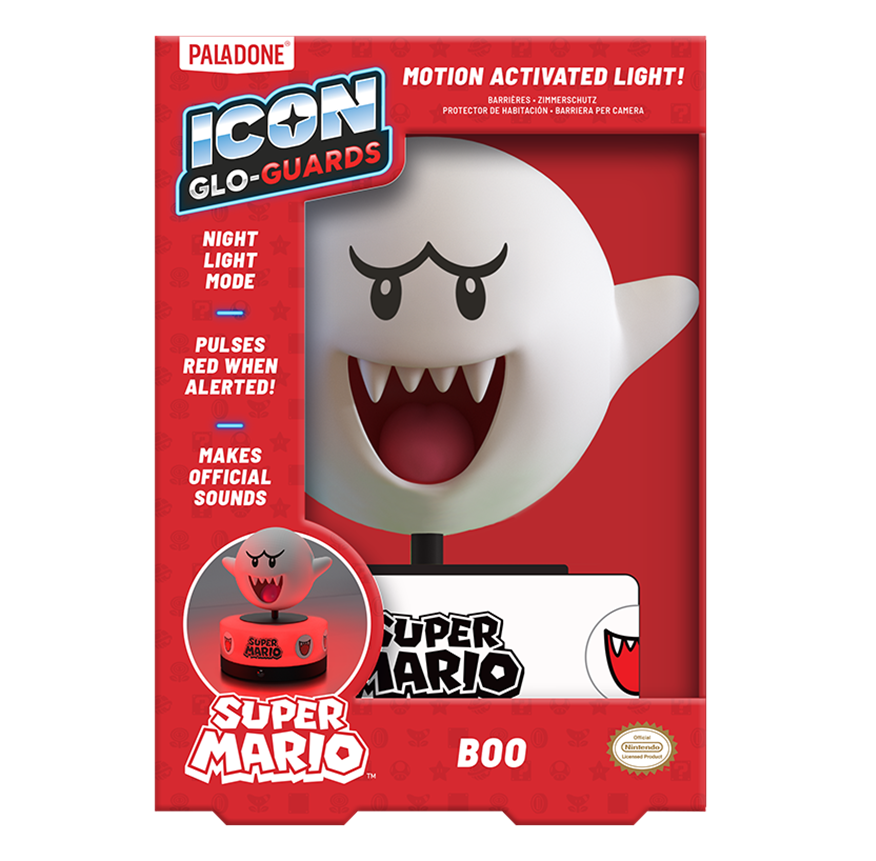 SUPER MARIO - Boo - Icon Lamp 4,3inch : ShopForGeek.com: Lamp Paladone ...
