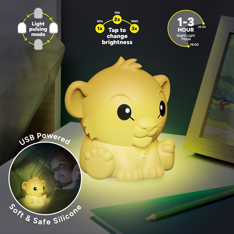 LION KING - Simba - Silicone Light Rechargeable 15cm : ShopForGeek.com ...