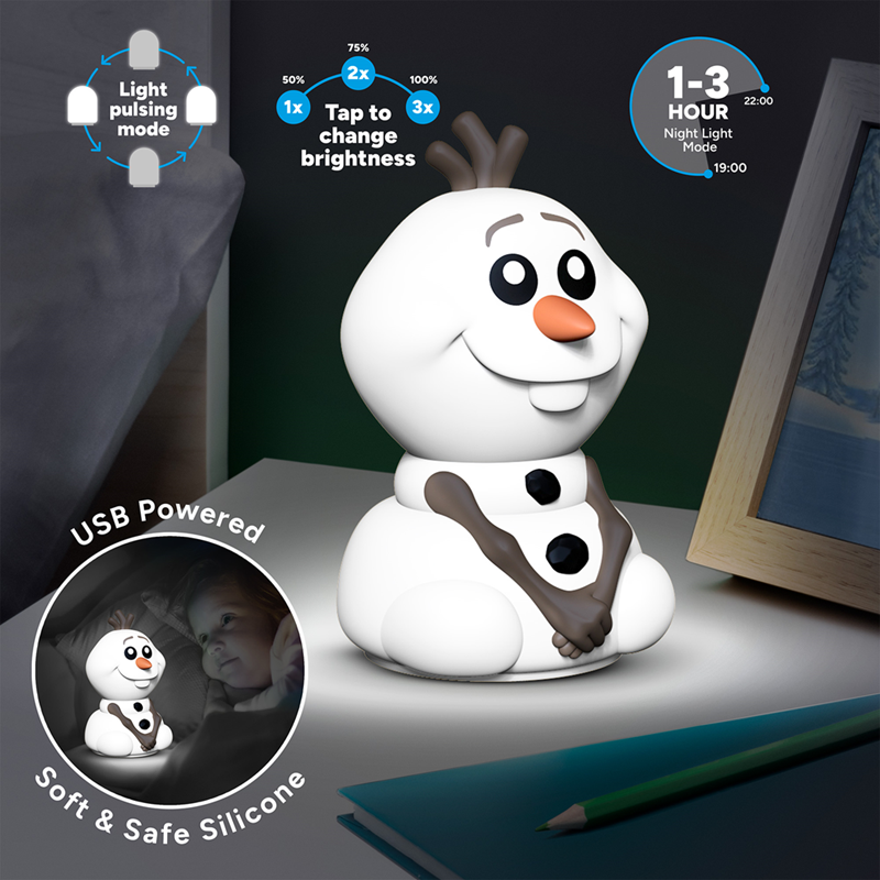 OLAF - Silicone Light Rechargeable 7,4inch : ShopForGeek.com: Lamp ...