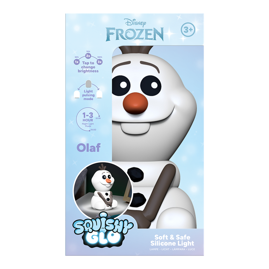 DISNEY - Olaf - 'SquishyGlo' Silicone Light Rechargeable 7,4inch ...