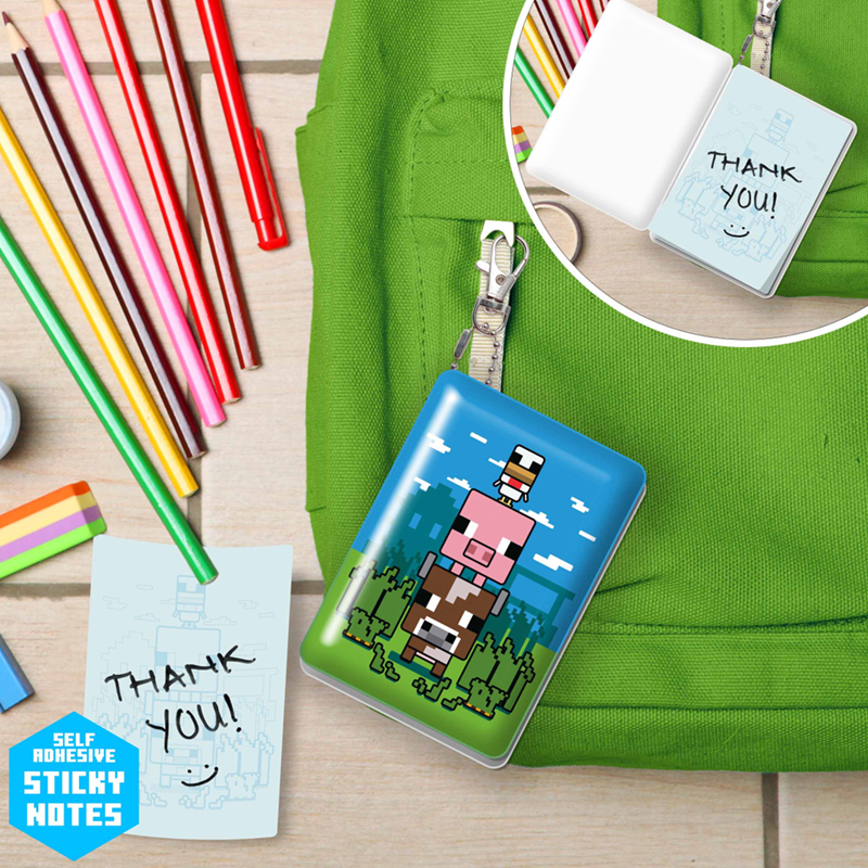 MINECRAFT - Mini Fluffy Notebook Keychain : ShopForGeek.com: Keyring ...